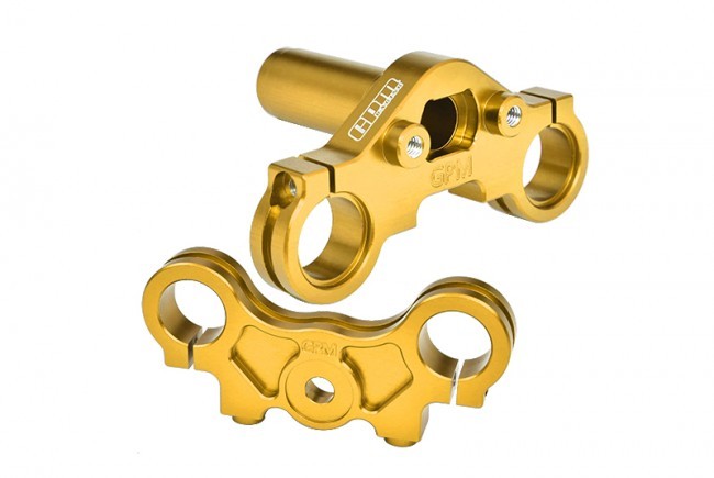 GPM MX028 ALUMINUM 7075 TRIPLE CLAMP SET LOS264004 LOSI RC 1/4 PROMOTO ...