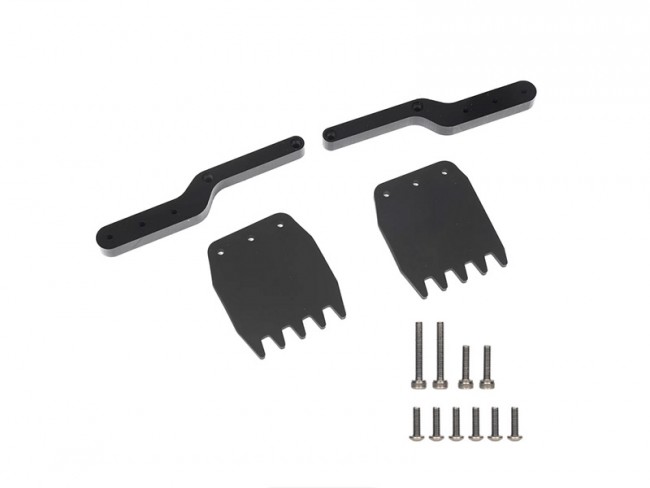 REAR NYLON RUBBER MUD FLAG ARA320738 FOR 1/7 MOJAVE 6S 4X4 RTR ...